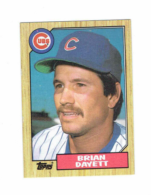 Brian Dayett Chicago Cubs OF #369 Topps 1987 #Baseball Card | eBay