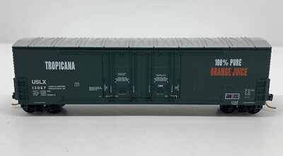 N Scale Atlas Box Car 50' Evans Double Plug Door 31052 USLX Tropicana ...