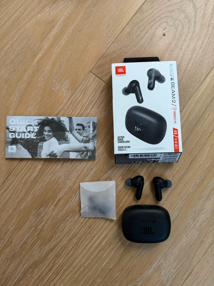 JBL Wave Beam 2 in-ear Kopfhörer Bluetooth Schwarz Multi point dual ...