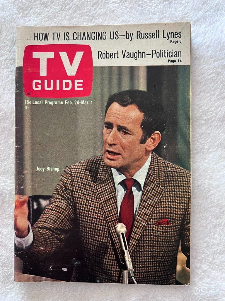 1968 TV Guide Feb 24-March 1 Issue #778 San Diego Edition Joey Bishop ...