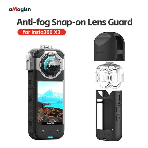 aMagisn For Insta360 X3 Camera Lens Guard Protective case Anti ...