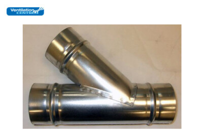 300mm Equal 45 deg angled tee T branch ducting ventilation pipe ...