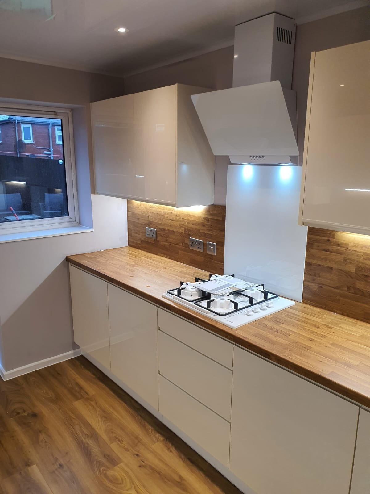 Handleless kitchen units set, complete kitchen set, high quality ...