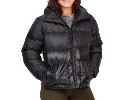MARMOT Guides Down Womens M Hooded Parka/Jacket/Coat Black NEW $275 | eBay