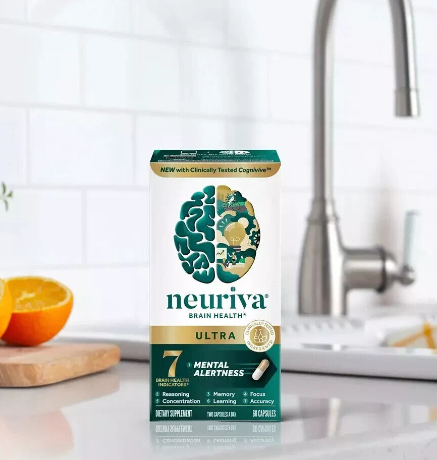Neuriva Ultra Brain Health Mental Alertness Memory Focus 60 Capsules | eBay