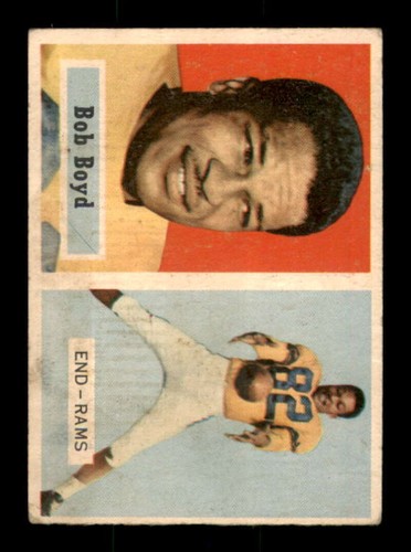1957 Topps #70 Bob Boyd FAIR LA Rams 563912 | eBay