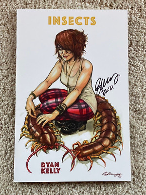 Ryan Kelly - Insects Art Sketch Book (sketchbook) RARE & SIGNED | eBay