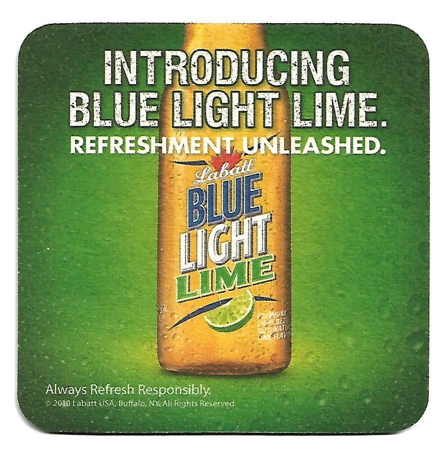 15 Labatt Blue Light Lime Refreshment Unleashed Beer Coasters | eBay