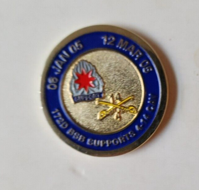 JTF-N BORDER SUPPORT CHALLENGE COIN - 172d BSB Supports 4-14 Cavalry ...
