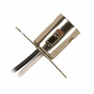 Satco 90-1560 9” Leads DC Bayonet Socket with Mounting Bracket - 500W ...