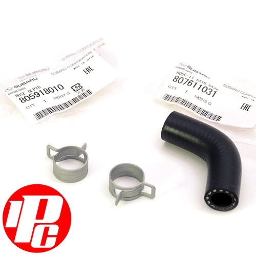Genuine Subaru Modine Oil Cooler Water Hose & Pinch Clips 807611031 | eBay
