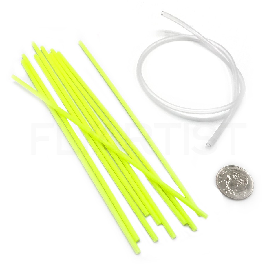 HMH POLY TUBES - Fly Tying Tube Fly Tubing in Small or Large - 10 Per ...