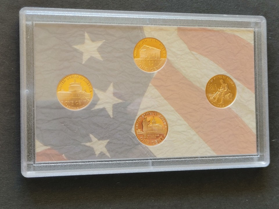 (4) FOUR SETS OF 2009-S LINCOLN 4 COIN PROOF PENNY SETS | eBay