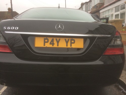 PAY UP, PAY P, PAYNE - P4Y YP great Number Plate Gets Compliments ...