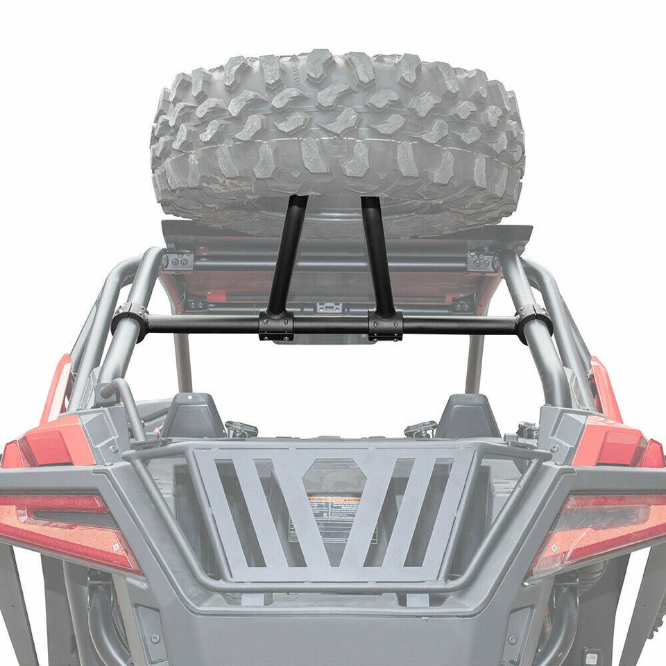 UTV Spare Tire Carrier Mount Rack Heavy Duty For 2020-2025 Polaris RZR ...