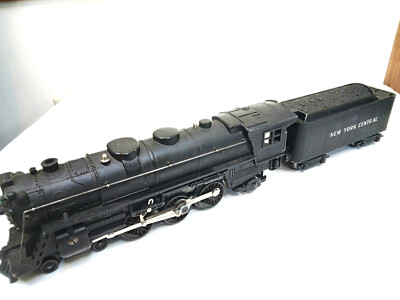 Marx 333 Vintage O New York Central 4-6-2 Die-Cast Steam Locomotive ...