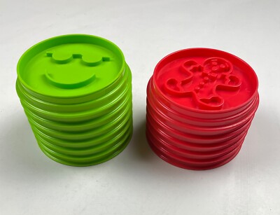 Set Of 13 Pampered Chef E-Moji Face and Christmas Plastic Cookie ...