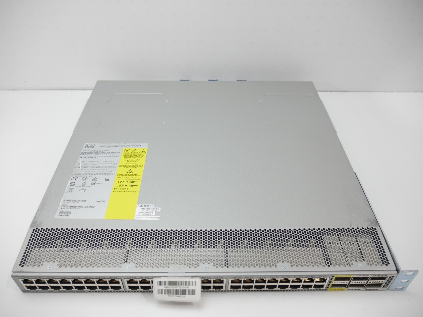 Cisco N2K-C2348TQ-10G-E QSFP+ Fabric Extender Expansion Module w/Rack ...