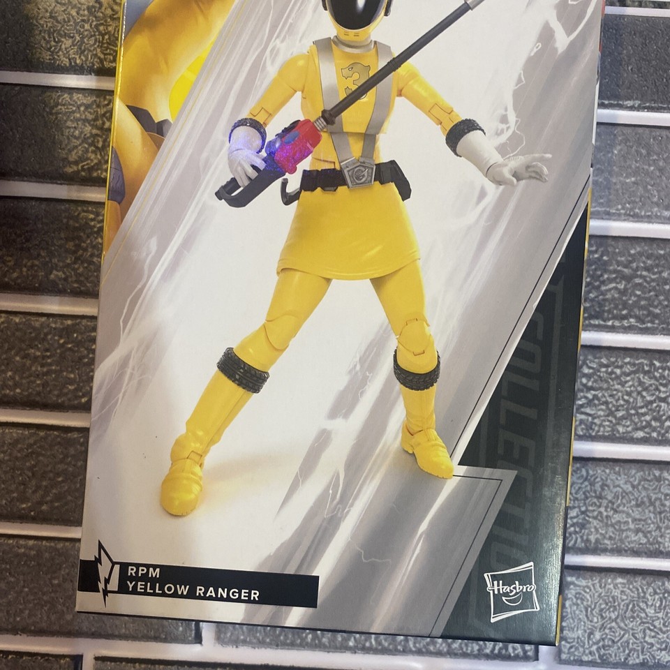 Power Rangers Lightning Collection RPM Yellow Ranger 6" Action Figure ...