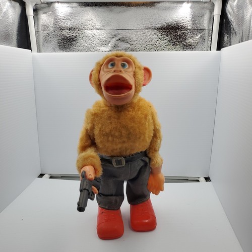 VTG Japan Rare Shooting Monkey Gun misssing Sombrero Battery OP | eBay