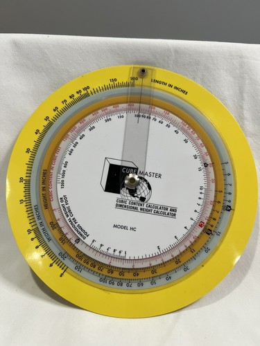 CUBE MASTER CUBIC CONTENT CALCULATOR & DIMENSIONAL WEIGHT CALCULATOR ...