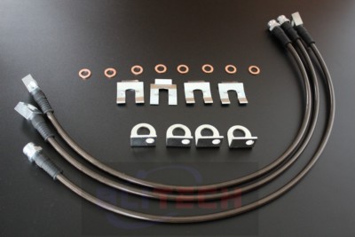 Stainless Steel Extended Brake Line Fit 1987 Jeep Cherokee XJ ZJ ...