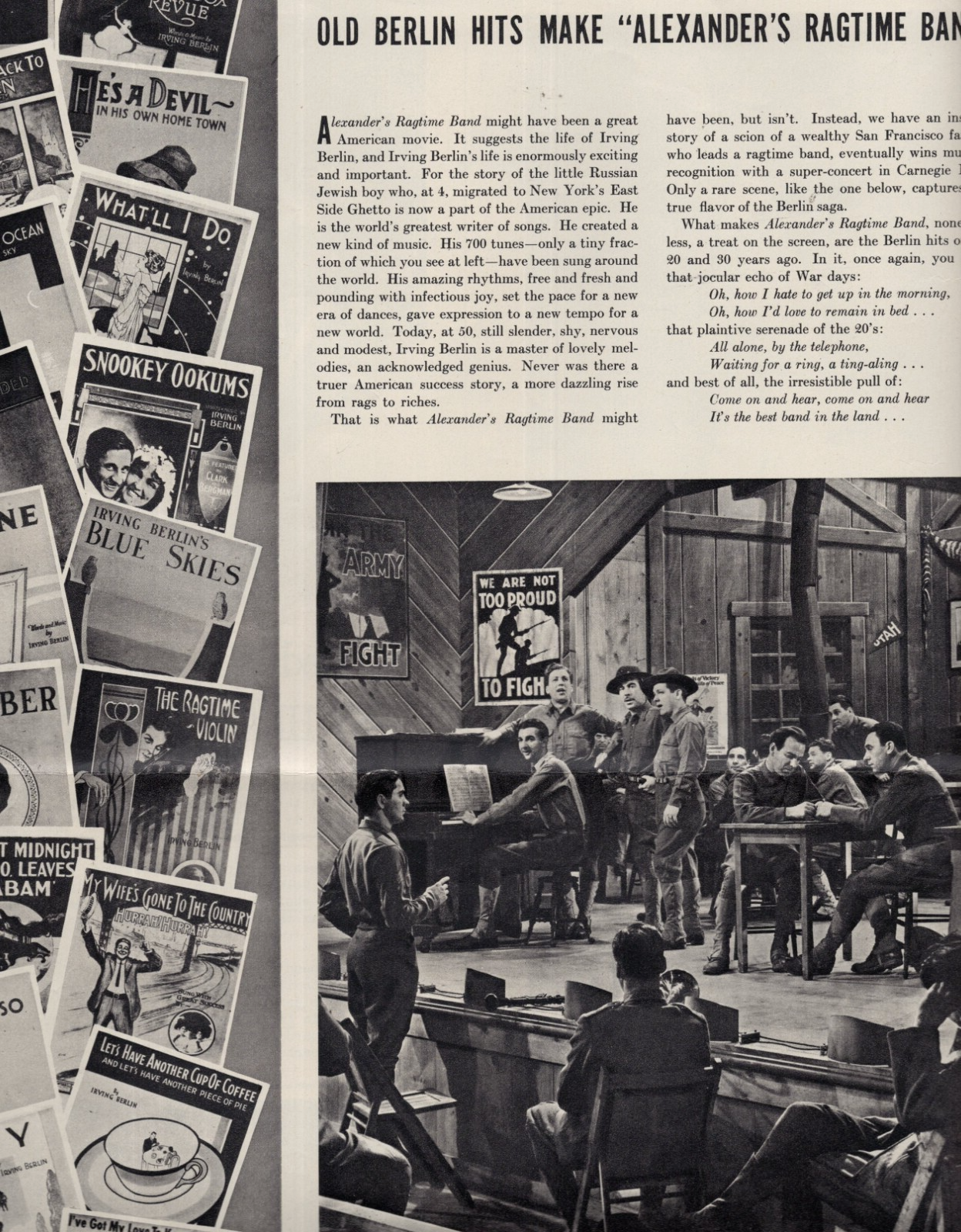 Irving Berlin Magazine Photo Clipping 2 Page C1845 | eBay