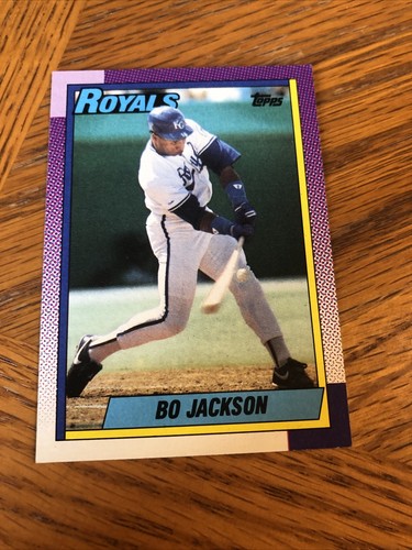 1990 Topps BO JACKSON Baseball Card #300 Kansas City Royals | eBay