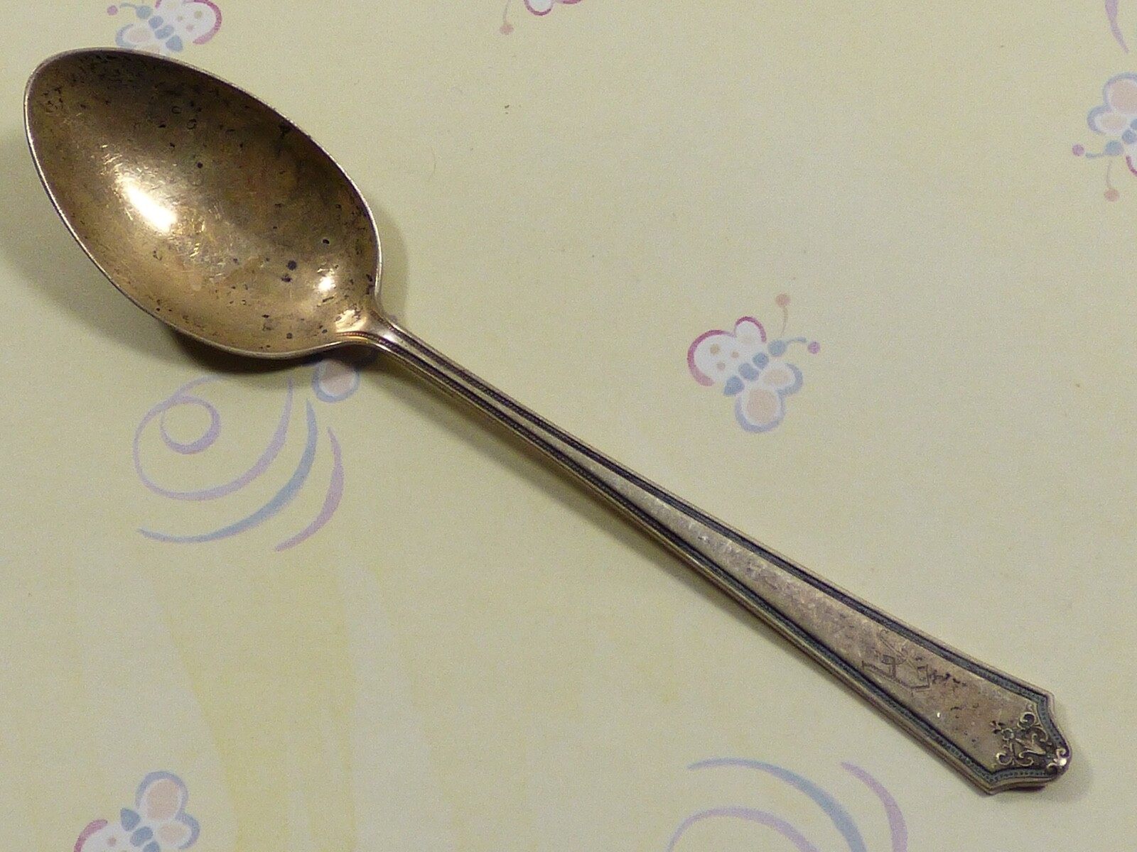 Vintage Antique pat 1921 dated 1927 monogramed Sterling Silver Tea ...