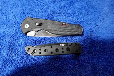 SOG Flash II Folding Knife - Black and CRKT M16-10KS Folding Tanto (2 ...