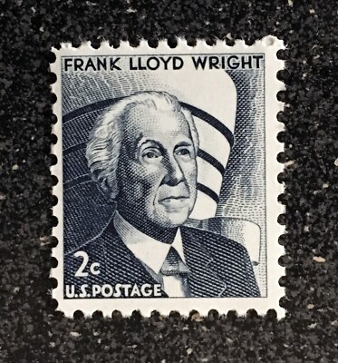 1968US #1280 2c Frank Lloyd Wright - Single Stamp From Sheet Mint NH | eBay