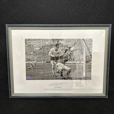 Nat Lofthouse BWFC Signed Ltd Edition Framed Photo 1958 MUFC Harry ...
