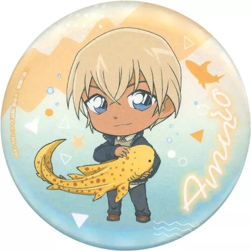 Badge Pins Bourbon (Toru Amuro) "Detective Conan Case Closed x Sunshine ...