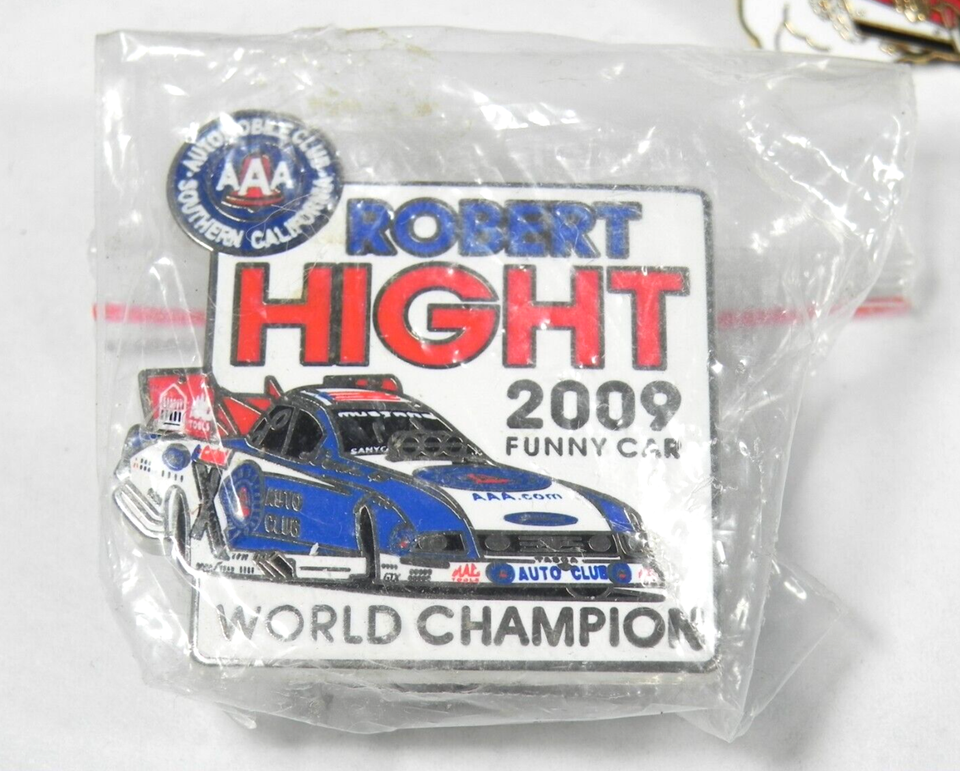 Mixed Lot 7 NHRA Drivers Pins Badge Sticker Drag Racing incl Lee ...