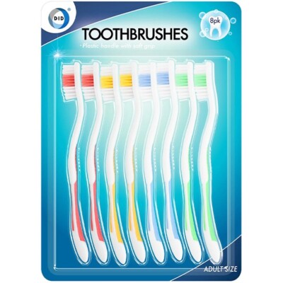 Toothbrush Toothbrushes Medium Bristles Clean Advanced Total Care Oral ...
