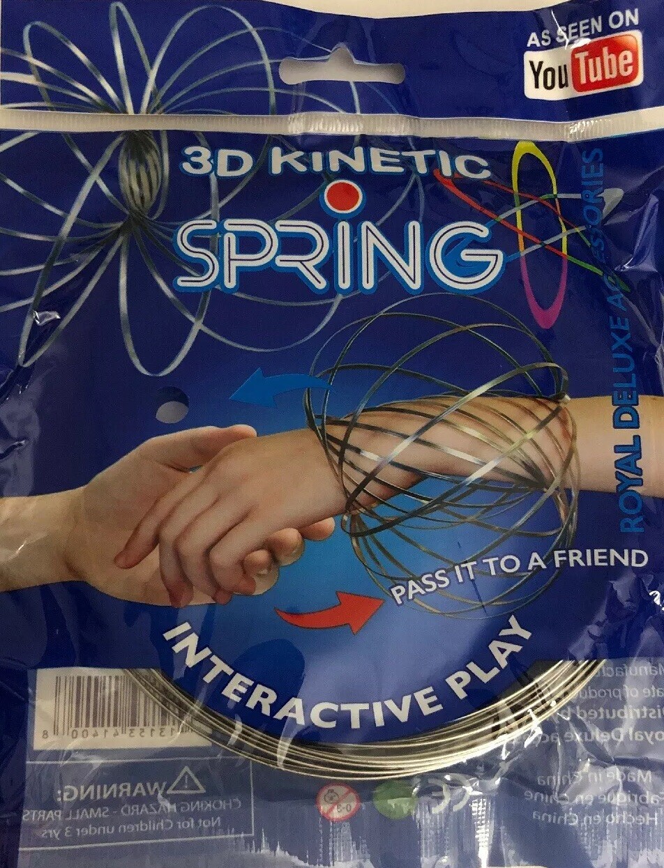 1 3D Kinetic Spring toy. Interactive toy. Or display it. As seen on ...