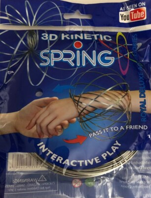 1 3D Kinetic Spring toy. Interactive toy. Or display it. As seen on ...