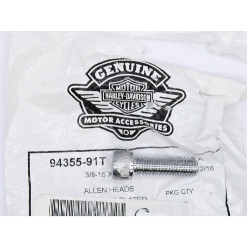 Harley-Davidson Socket Head Screw 3/8-16 x 114 Part Number - 94355-91T ...
