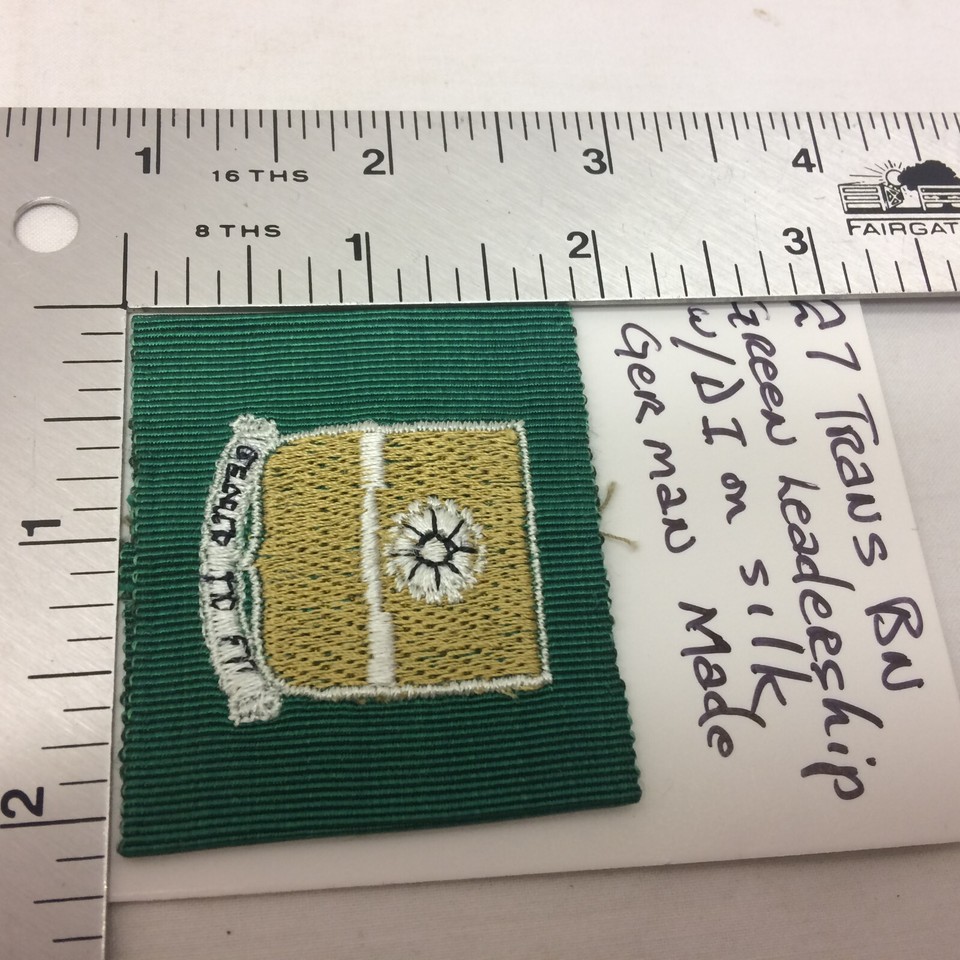 Vintage Military Shoulder Epaulet Loop Army 27th Transportation ...