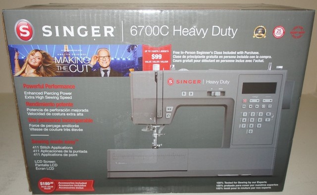 SINGER HD6700 Electronic Sewing Machine - Gray | Compra online en eBay