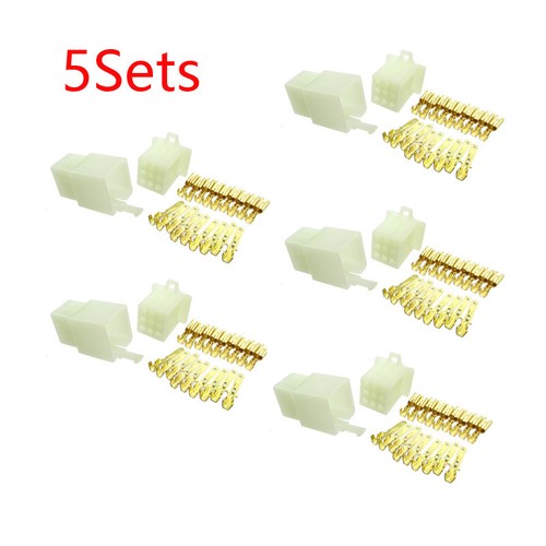 5x 9 Pins Electrical Wire Connector Terminal Harness Plug Socket ...