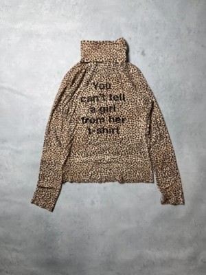 Moschino Cheap and Chic Leopard Turtleneck Vintage Animal style print ...