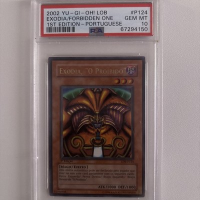 Yu-Gi-Oh! Exodia /Forbidden One Legend of Blue Eyes 1st Edition LOB-124 ...