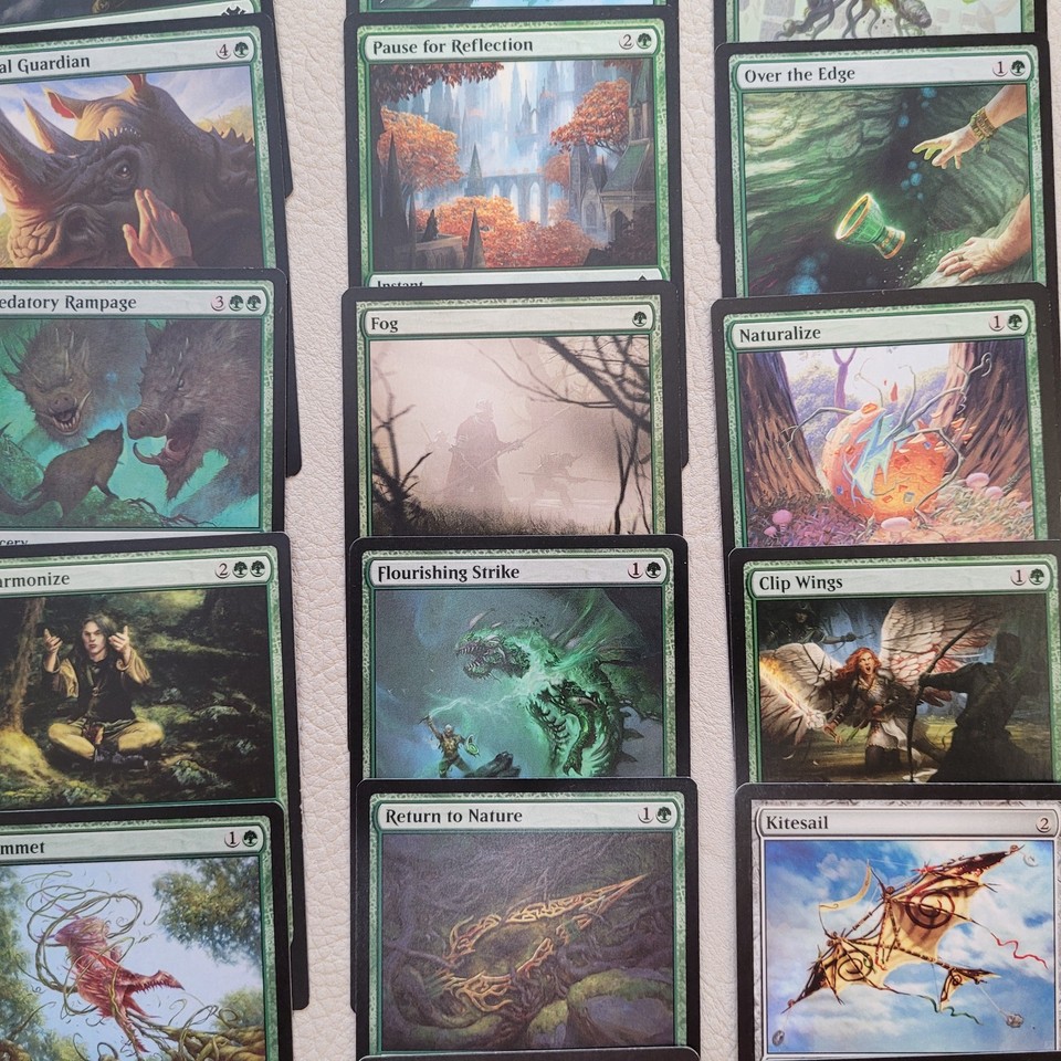 12/12 Big Stompy Amazing Green Custum Commander Magic Deck with Many ...