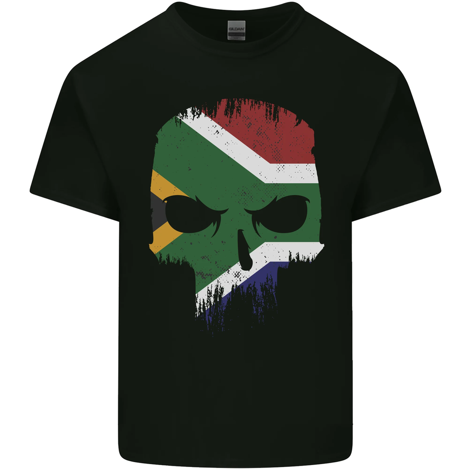 South Africa Skull African Flag Gym Biker Kids T-Shirt Childrens | eBay
