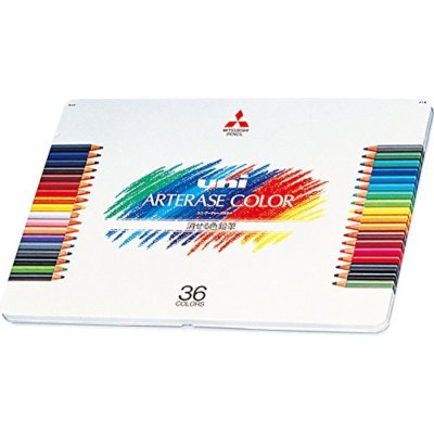 Mitsubishi Pencil eraser color pencil Unia Terrez color 36 colors UAC ...