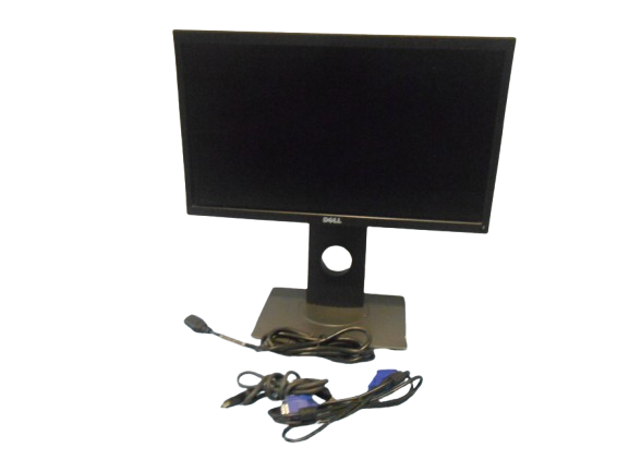 Dell P2017H Black 20 in Widescreen Tiltable Flat Panel Led Backlit LCD ...