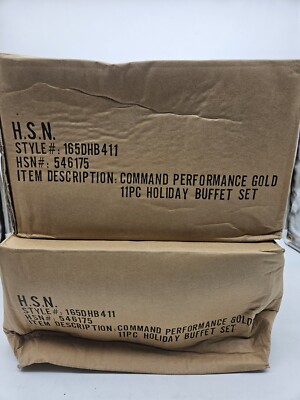 Command Performance Gold Buffett Set 11 Pieces Stainless Steel Open | eBay