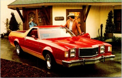 1979 Ford Ranchero GT car-based pickup truck last year postcard | eBay