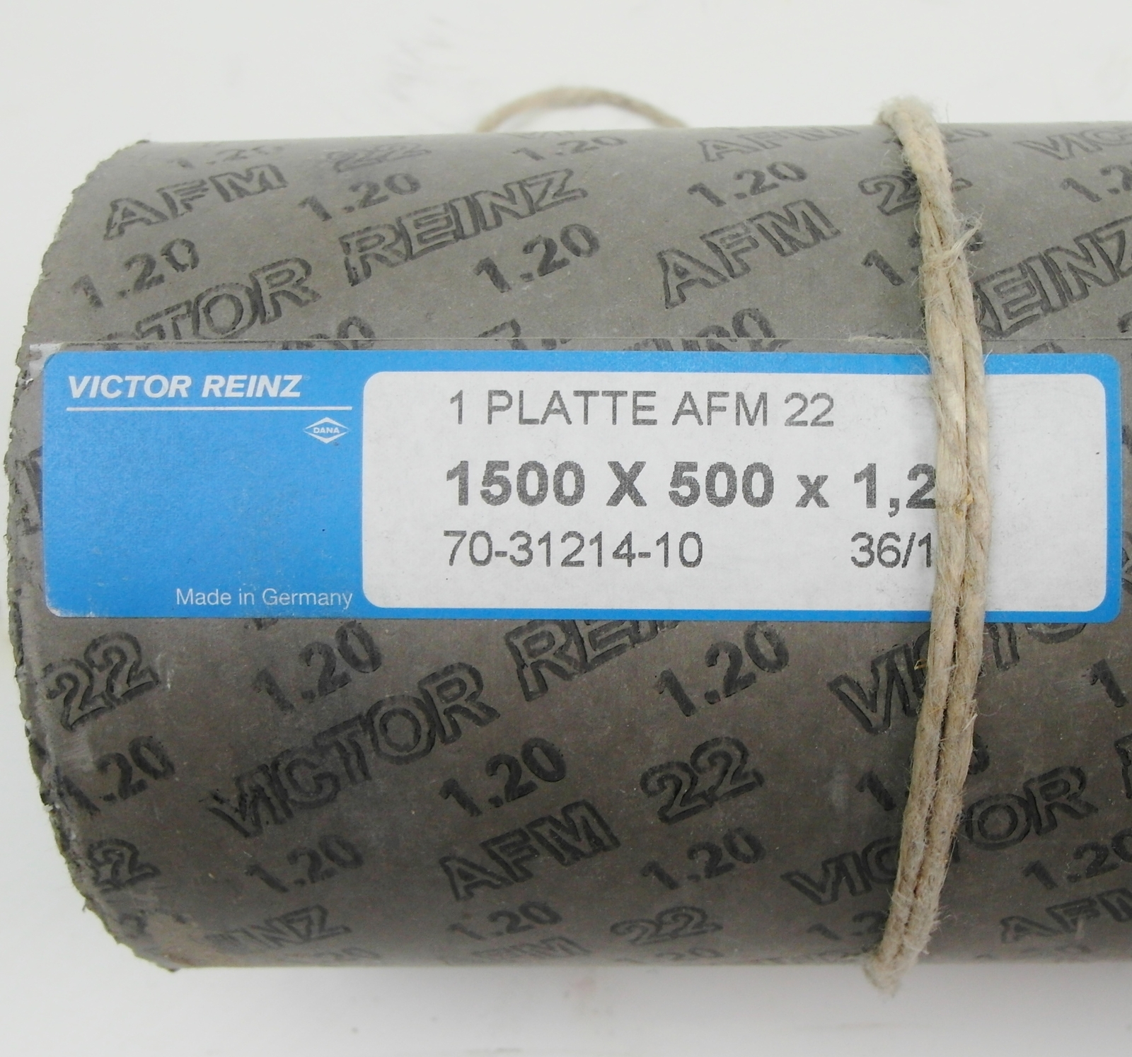 Dichtungsmaterial REINZ AFM 22 1,20x1500x500 mm bis + 400°C Rolle 70 ...